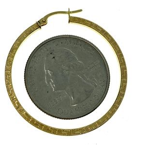 Jewelry | 18kt Gold Italian Hoop Earrings | Poshmark